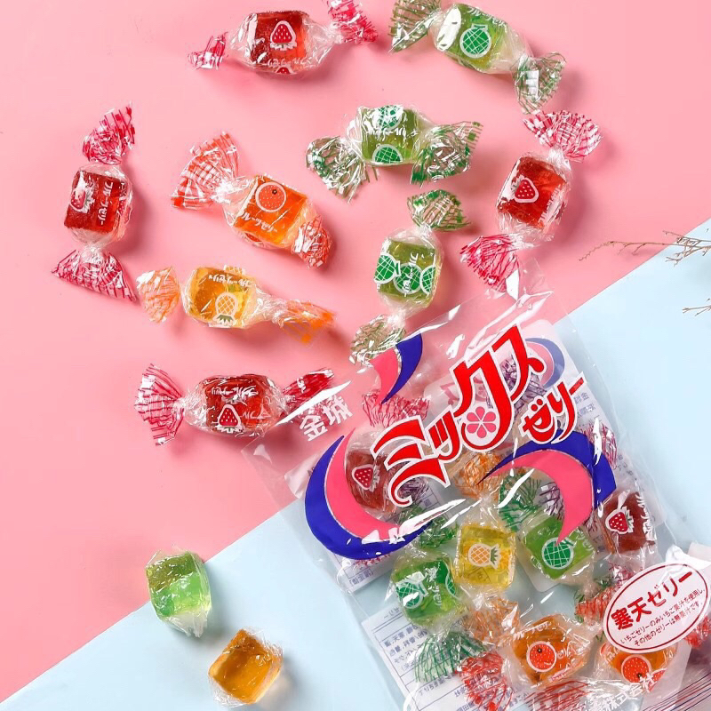 Kinjo Jelly Candy ลูกอมเยลลี่เคี้ยวหนึบ รสผลไม้ | Shopee Thailand