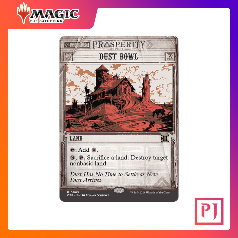 [MTG] Dust Bowl [OTP] [LAND] [RARE] [NORMAL] [ENG] (การ์ดเมจิค / Magic ...
