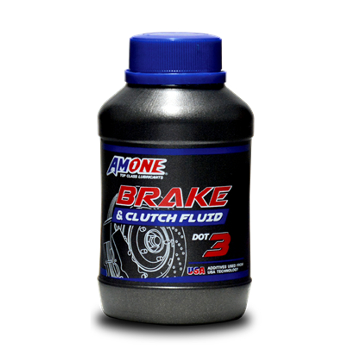 AMONE BRAKE & CLUTCH FLUID DOT3 0.45 L ลิตร 450 ml น้ำมันเบรก ครัทช์ของ ...