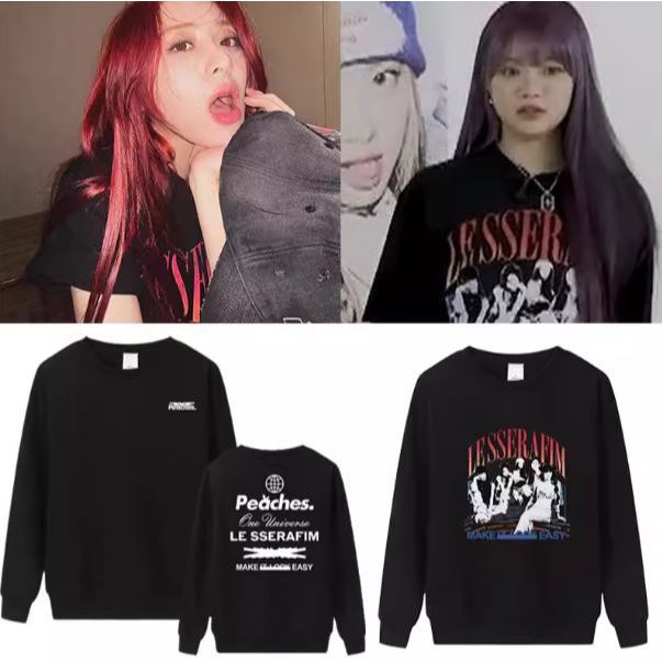 Pre-Order | เสื้อกันหนาว LE SSERAFIM : 2024 Peaches [Make Easy ...