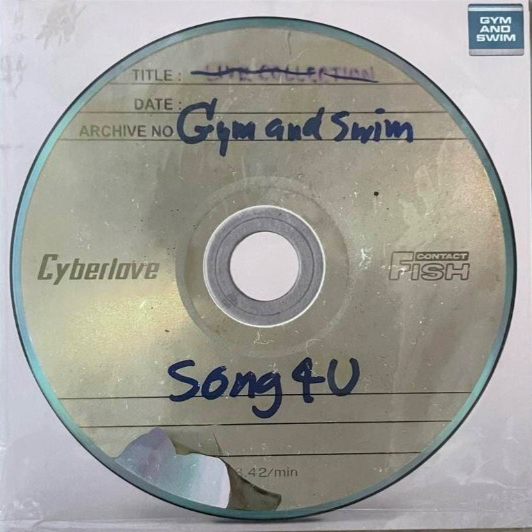 แผ่นเสียง LP 7" Gym and Swim: SONG4U 7 inch (Blue Vinyl) แผ่นซีล ใหม่ ...