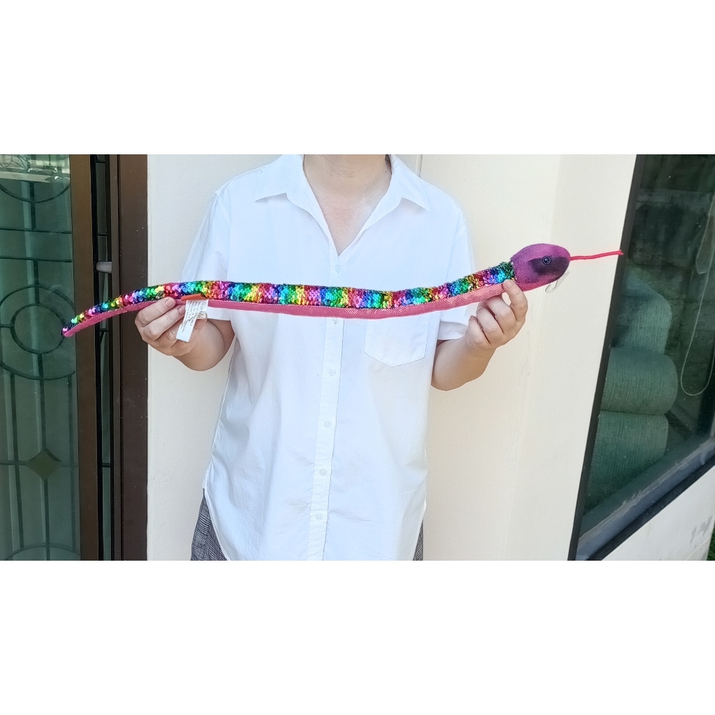 ตุ๊กตางูเกล็ดสะท้อนแสง 2 ด้าน Adventure Planet Sequinimal - Snake ...