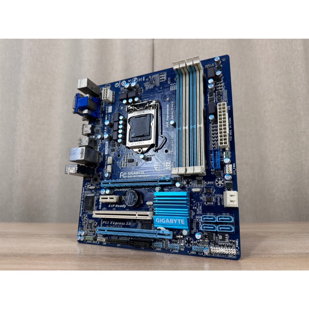 เมนบอร์ด(mainboard) GIGABYTE GA-H77M-D3H (socket1155) | Shopee Thailand