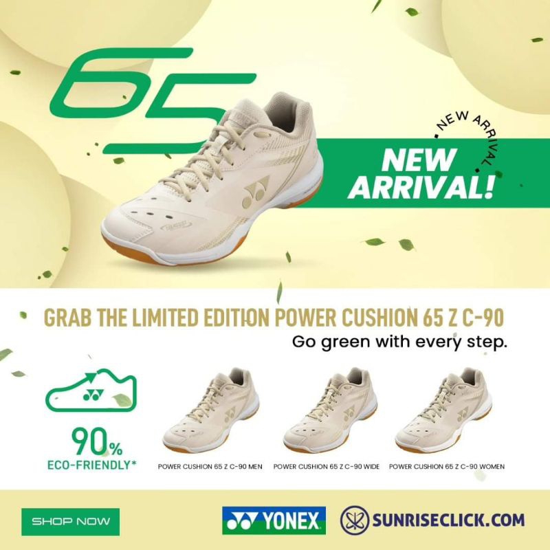 รองเท้าแบดมินตันYONEX 65Z C-90 WIDE MEN | Shopee Thailand