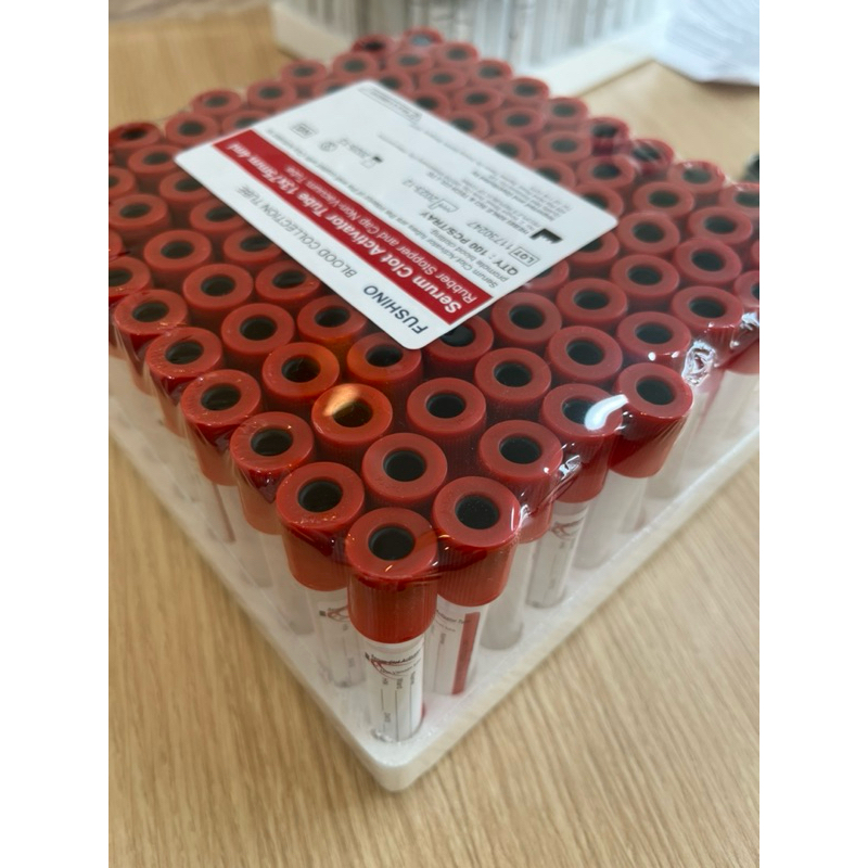 Clot Activator Non-Vacuum Tube หลอดบรรจุสิ่งส่งตรวจ ขนาด 4 mL. Size ...