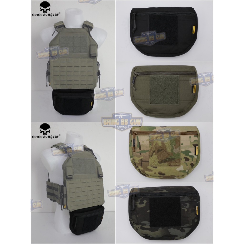 BR3 กระเป๋าจิงโจ้ติดเสื้อเวส ยี่ห้อ Emerson (EmersonGear armor carrier ...