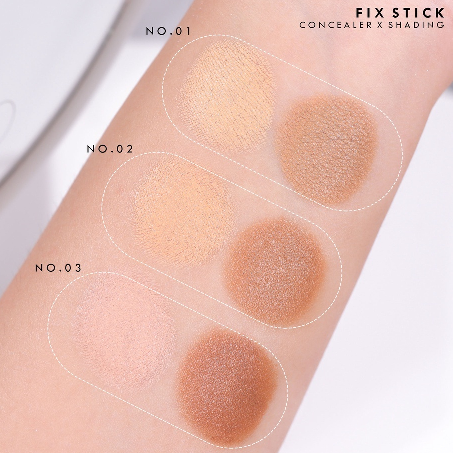 OD450 ODBO PIX STICK CONCEALER X SHADING 6g.คอนซีลเลอร์ และ เฉดดิ้ง แบบแท่ง | Shopee Thailand