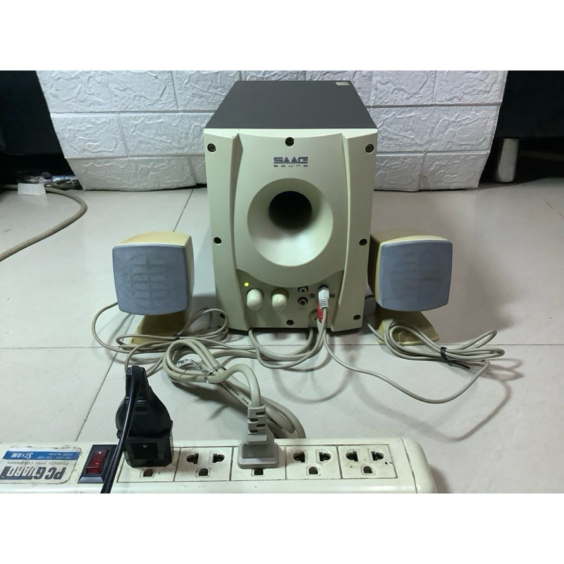 มือสอง ลำโพงซัพ SAAG Sound Model-82S(ตู้ซัพ+ดอกเล็ก 2ลูก ขาดสายแจ็ค ...