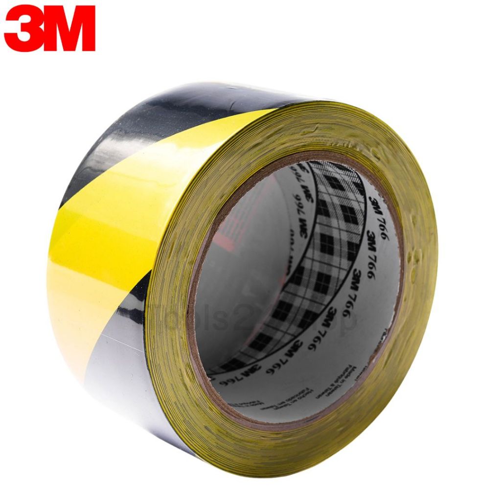 3M เทปตีเส้นพื้น T76 สีเหลือง/ดำ ขนาด 2 x 33 m. | Shopee Thailand