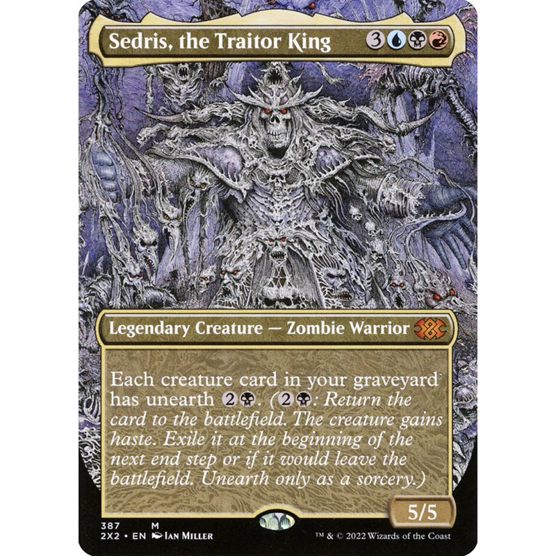 [Double Master 2022] - [2X2] - [Sedris, the Traitor King] [Borderless ...