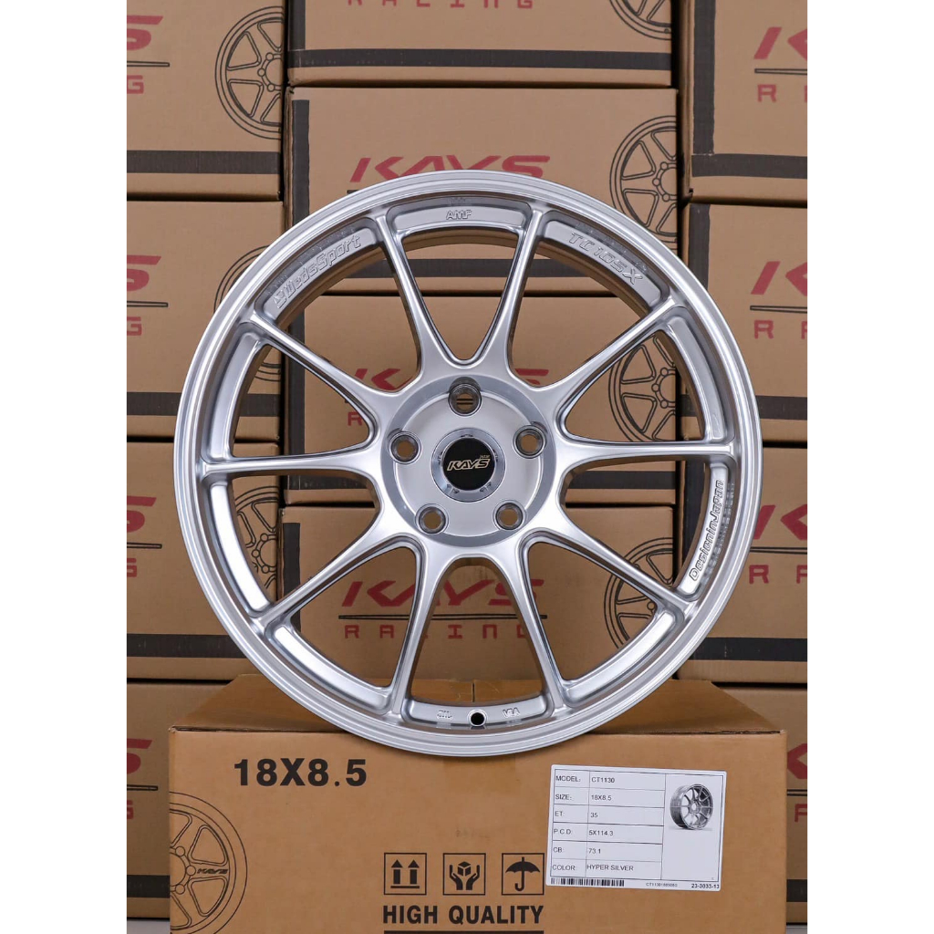 ล้อแม็ก TC105X 18*8.5 ET35 5\114.3 (งานKAYS) | Shopee Thailand
