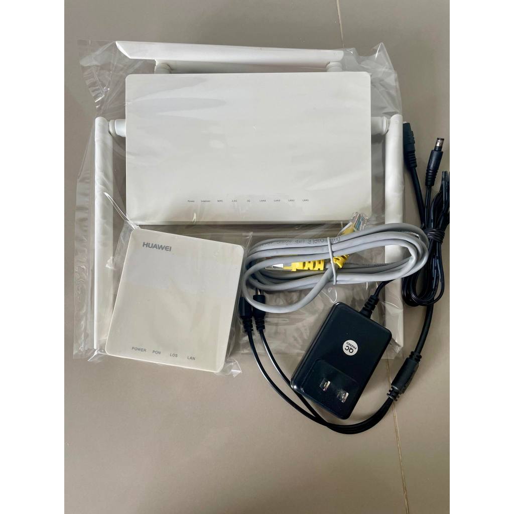 ONU G/EPON+Router Fiberhome SR120 ครบชุด สินค้ามือสอง | Shopee Thailand