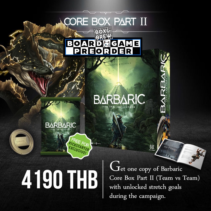 Barbaric บาร์บาริค (TH/EN Edition) ผู้ออกแบบเกม Victim Board game บอร์ด ...