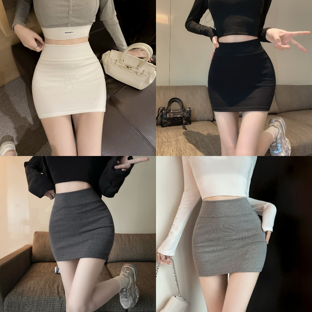 กระโปรงสั้น กระโปรงขาสั้นลำลอง สไตล์เกาหลี ทรงสลิมฟิต สวมใส่สบาย #150334 | Shopee Thailand