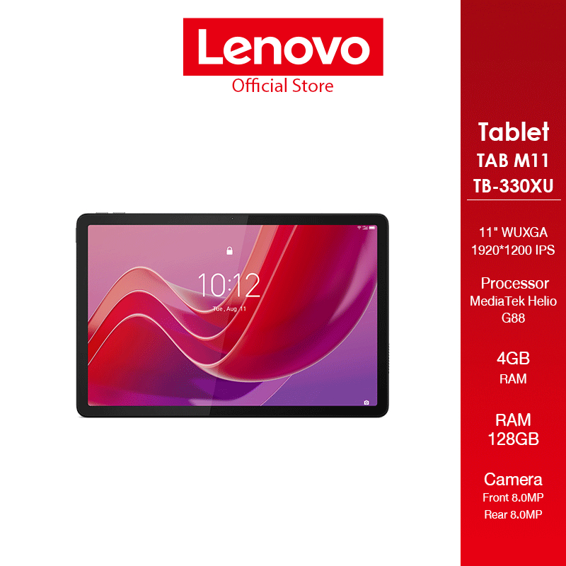 Lenovo TAB M11 TB330XU GY OC2.0 4G 128G LTE 11" | Shopee Thailand