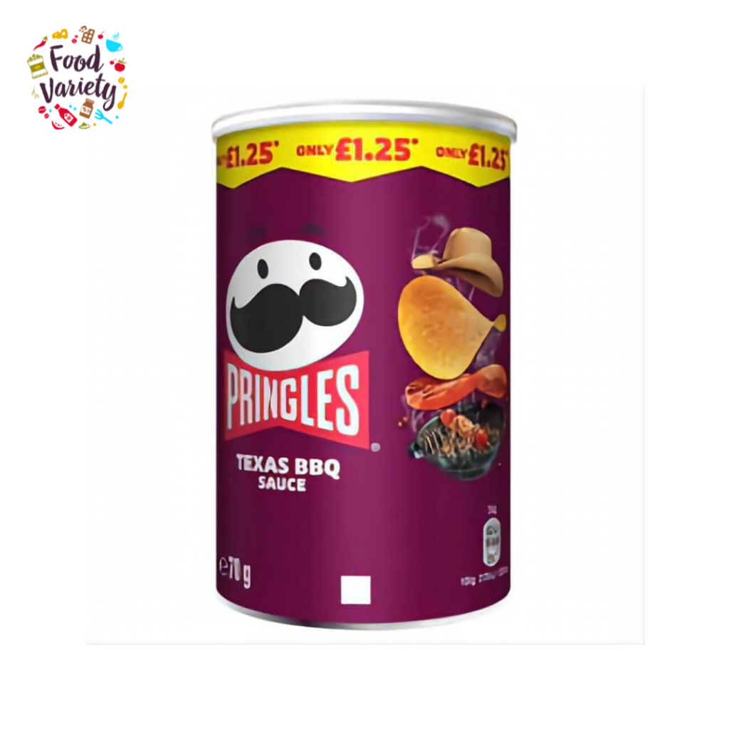 Pringles Texas BBQ Sauce Crisps Can 70g พริงเกิลส์ เท็กซัส มันฝรั่งอบ ...