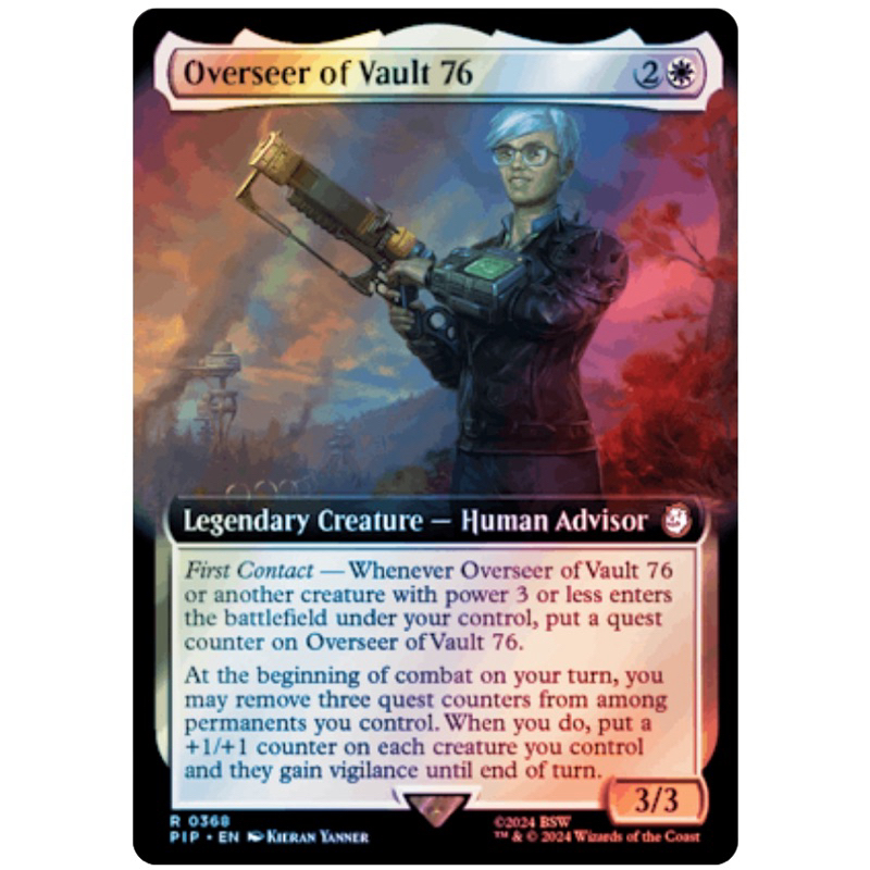 Universes Beyond: Fallout Variants Foil: Overseer of Vault 76 (0368 ...