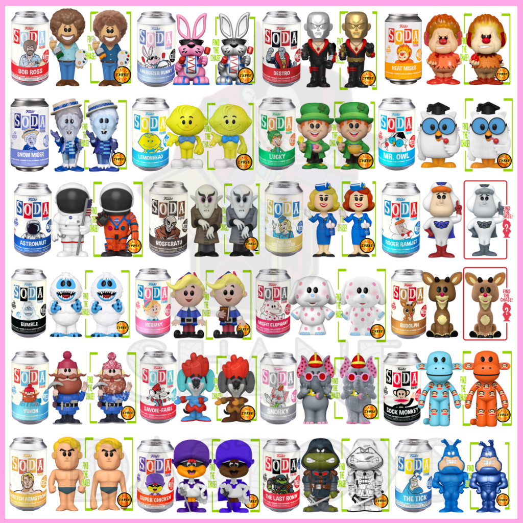 {PRE-ORDER} Funko SODA Figure : Bob Ross, NASA, Pan Am, Nosferatu ...