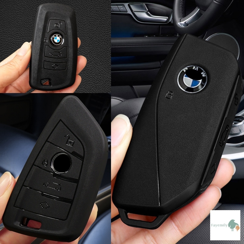 *สินค้าพร้อมส่ง* เคสกุญแจรถยนต์ BMW Car Key Case TPU สีดำ เคสกุญแจรีโมท ...