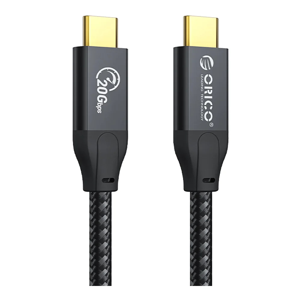 USB-C CABLE (สายยูเอสบีซี) ORICO USB-C3.2 GEN2X2 HIGH-SPEED DATA CABLE ...