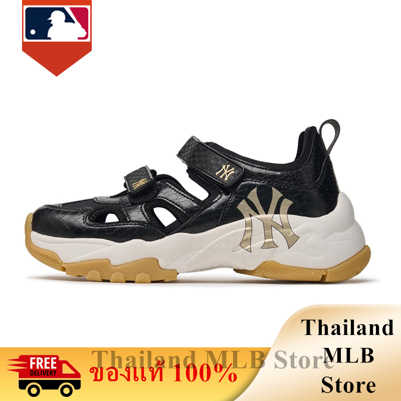 ของแท้ 100% MLB Bigball Chunky Mask Lux Black รองเท้าผู้ชาย รองเท้า ...