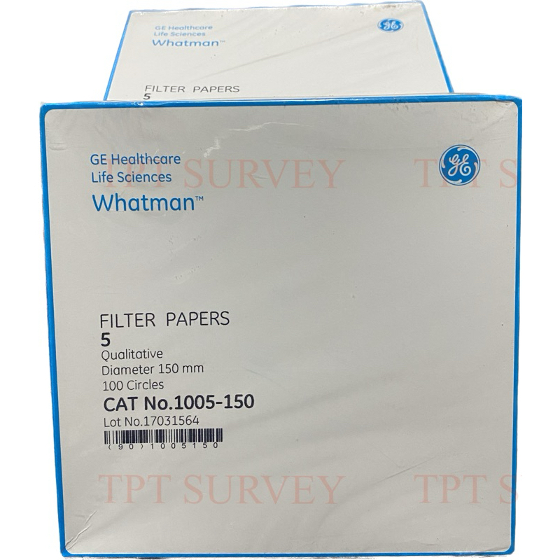 กระดาษกรอง Filter paper (Box of 100)Grade number 5 (Watchman) Size 15 ...
