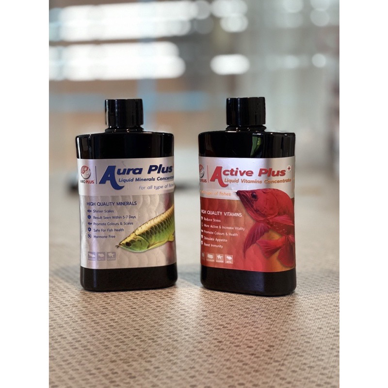 (ARO PLUS) Active Plus+ Liquid Vitamins Concentrate วิตามินบำรุงปลา สูตรน้ำเข้มข้น | Shopee Thailand