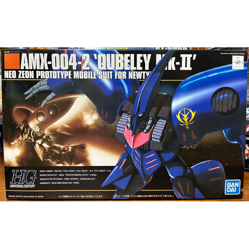 กันพลา HGUC 1/144 Gundam AMX-004-2 Qubeley Mk-II พร้อมส่ง | Shopee Thailand