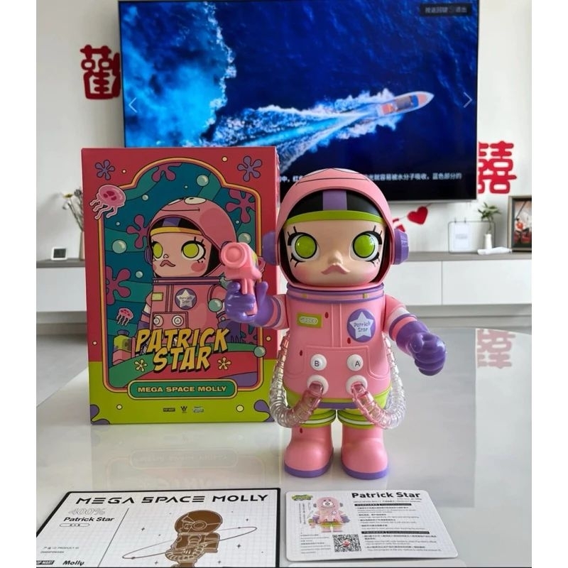 PATRICK STAR MOLLY SPACE 400% POP MART | Shopee Thailand