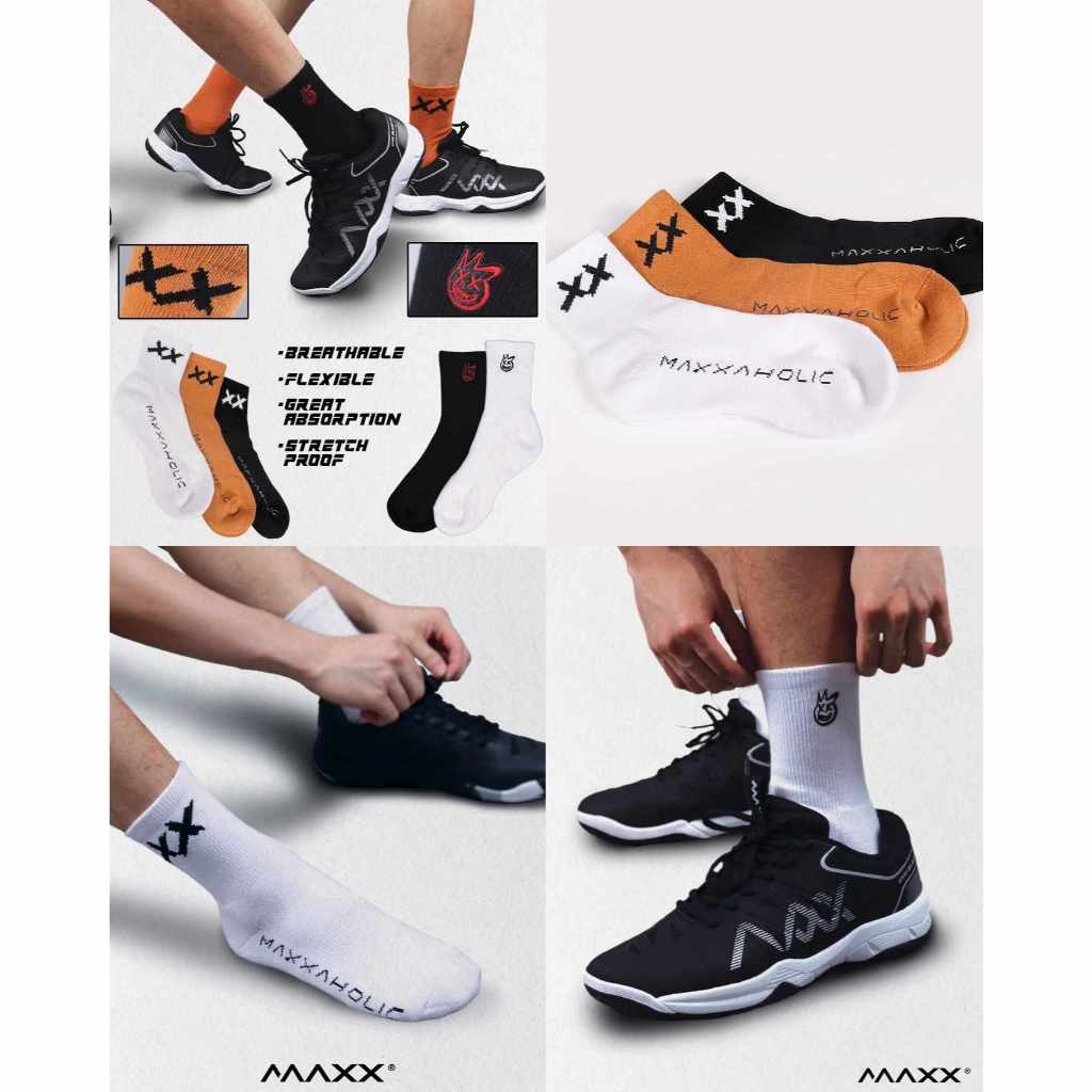 MAXX PROFESSIONAL SOCKS ถุงเท้ากีฬา , ถุงเท้าแบดมินตัน (สินค้าลิขสิทธิ์ ...