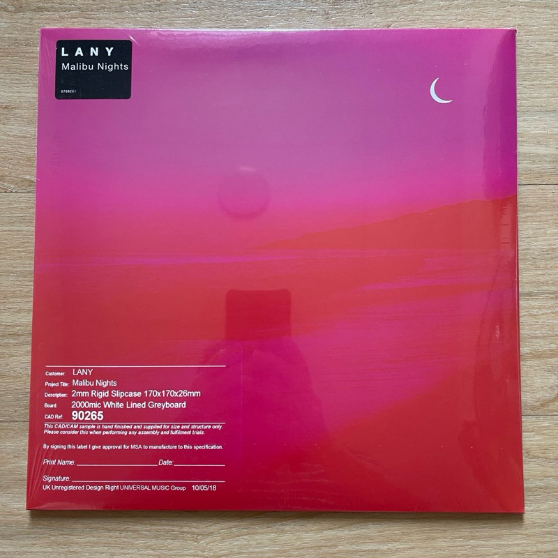 แผ่นเสียง LANY Malibu Nights , **Clear Vinyl, LP, Album , france , มือหนึ่ง ซีล | Shopee Thailand