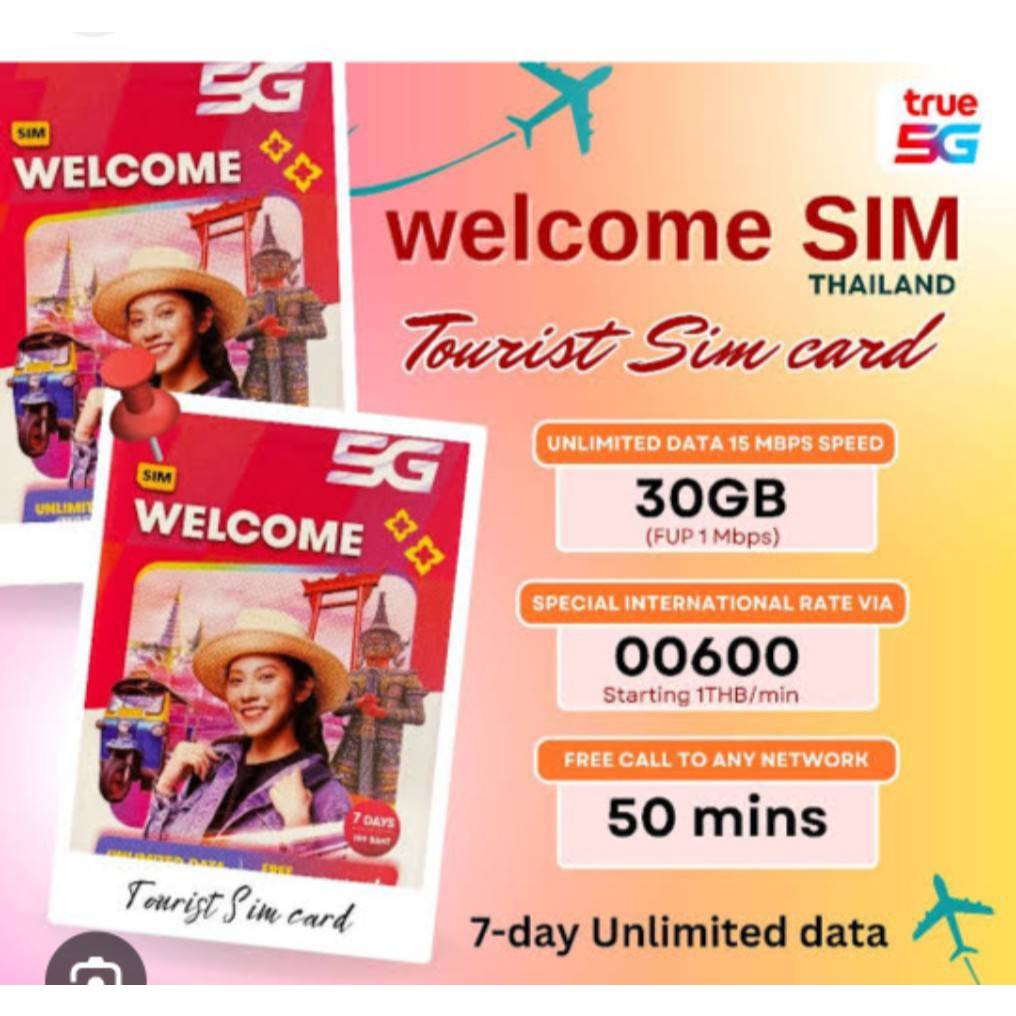 welcome SIM " ซิมเน็ตทรูมูฟ เน็ตความเร็ว 15 Mbps 30 GB (FUP 1 Mbps) นาน ...