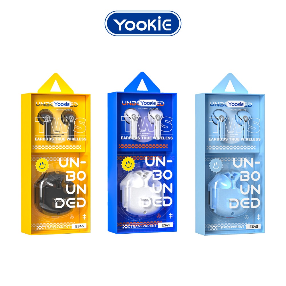 YOOKIE ES45 EARBUDS TRUE WIRELESS BLACK *หูฟังไวเลส- ของแท้รับประกัน 1 ...