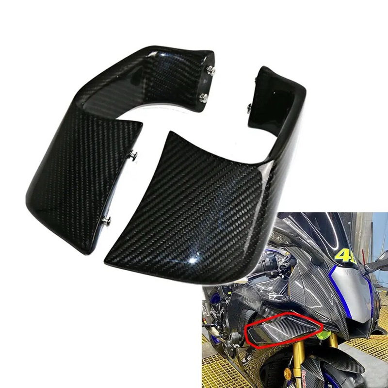 วิงเล็ท R6 R1 R1M YZF-R1 R7 Winglets ปีกเพียวคาร์บอนแท้ พรีเพค แข็งแรง ...