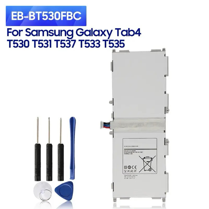 แบตเตอรี่ แท้ Samsung Galaxy Tab 4 10.1 T530 T531 T533 T535 T537 EB-BT530FBE EB-BT530FBC 6800mAh ...