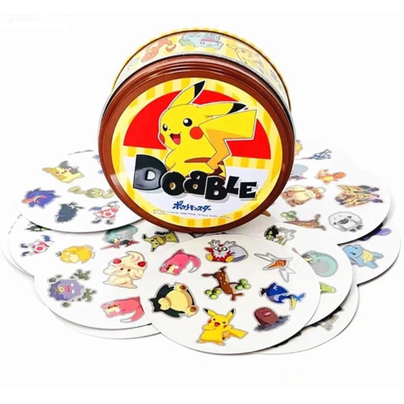 “Dobble Game” การ์ดเกมส์จับคู่ Sport it! Pokemon ฝึกสายตา ประลองความไว ...