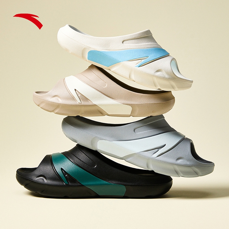 ANTA C37 รองเท้าแตะผู้ชาย Men Daily Slides 1124C8523 Official Store | Shopee Thailand