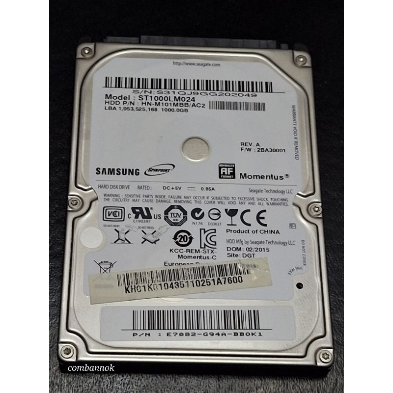 ฮาร์ดดิส โน๊ตบุ๊ค 1TB 500GB HDD Notebook 2.5 | Shopee Thailand