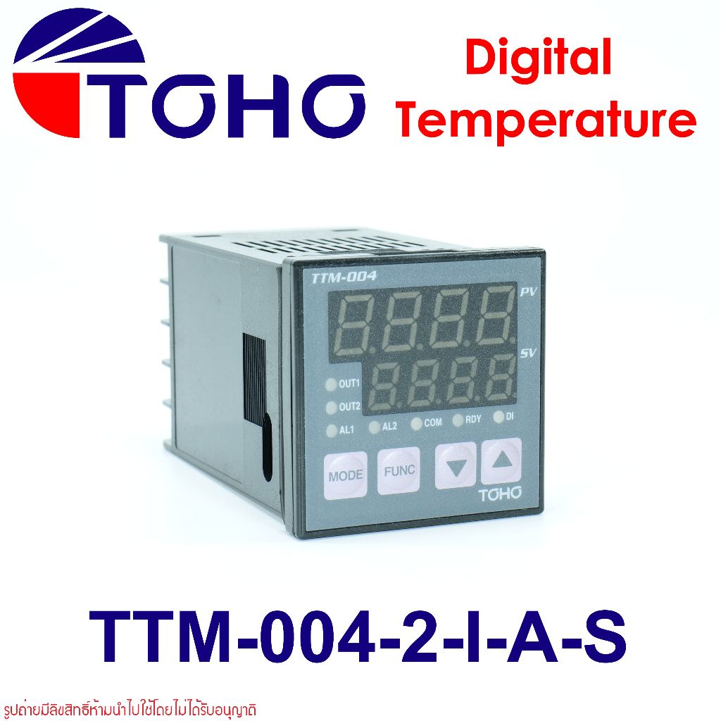 TTM-004 TOHO TTM-004-2-I-A-S TOHO Temperature Controller DIGITAL ...