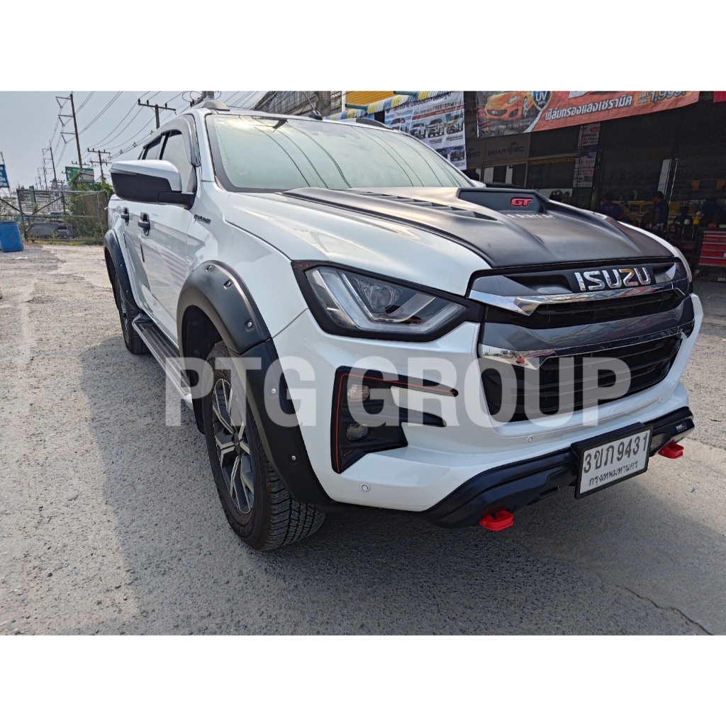 กันแคร้งหน้า DMAX 2020 2021 2022 2023 4WD ดำเงา/ดำด้าน xtreamer *งานไทย ...