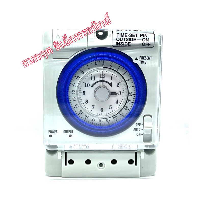 TIME SWITCH ทามเมอร์ลาน รุ่น TB-35B 100-240VAC พร้อมแบตเตอรี่สำรอง | Shopee Thailand