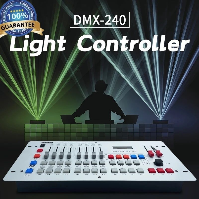 บอร์ดควบคุมไฟพาร์ 240 บอร์ดคุมไฟเทค ดิสโก้/คุมเวทีแสดงDMX512บอร์ดคุมไฟ ...