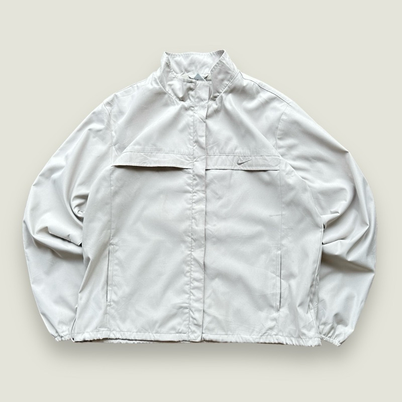 (แจ็คเก็ตผ้าร่ม) VINTAGE JACKET NIKE CREAM MINI SWOOSH 00’s | Shopee ...
