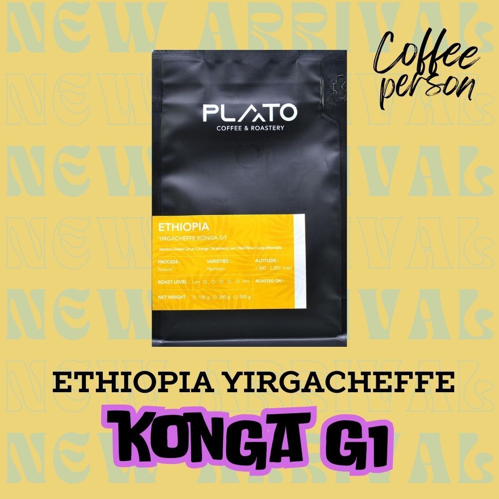 Plato เมล็ดกาแฟ Ethiopia Yirgacheffe Konga G1 | Shopee Thailand