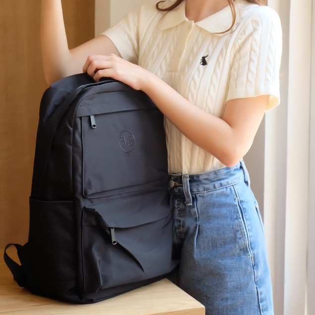 Bagsbird รุ่น BM05 กระเป๋าเป้ผ้ากันนํ้าขนาด 16 นิ้ว ใบใหญ่ฟังก์ชันจุของเยอะ อยู่ทรง ไม่หนัก ...