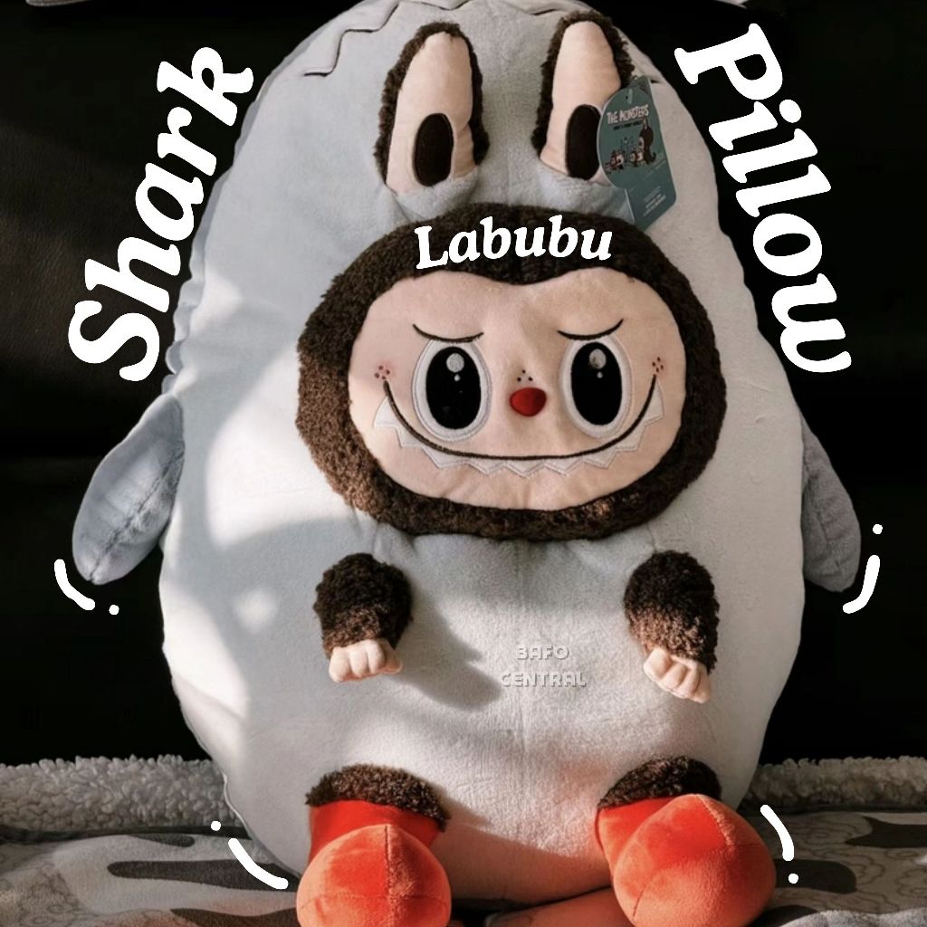 พร้อมส่ง ** หมอนตุ๊กตา THE MONSTERS Labubu Shark Pillow (Popland ...
