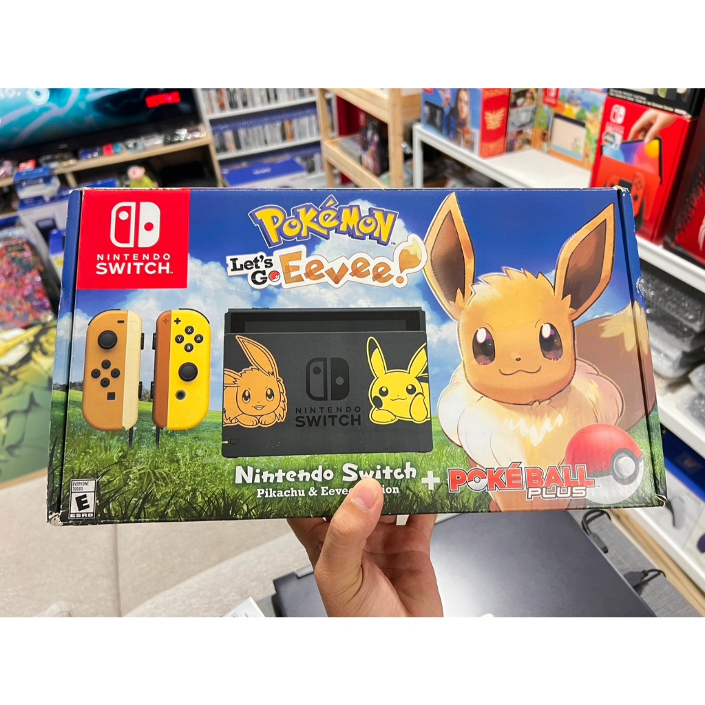Nintendo Switch Pokemon Lets Go Eevee Edition สภาพสวย | Shopee Thailand