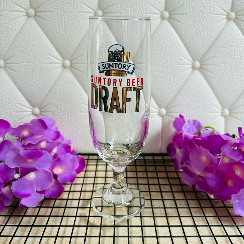 แก้วเบียร์มีฐาน REAL DRAFT SUNTORY BEER มือสอง จากญี่ปุ่น | Shopee Thailand