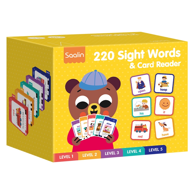 Saalin Flashcards for Card Reader คำศัพท์สำหรับเด็ก | Shopee Thailand