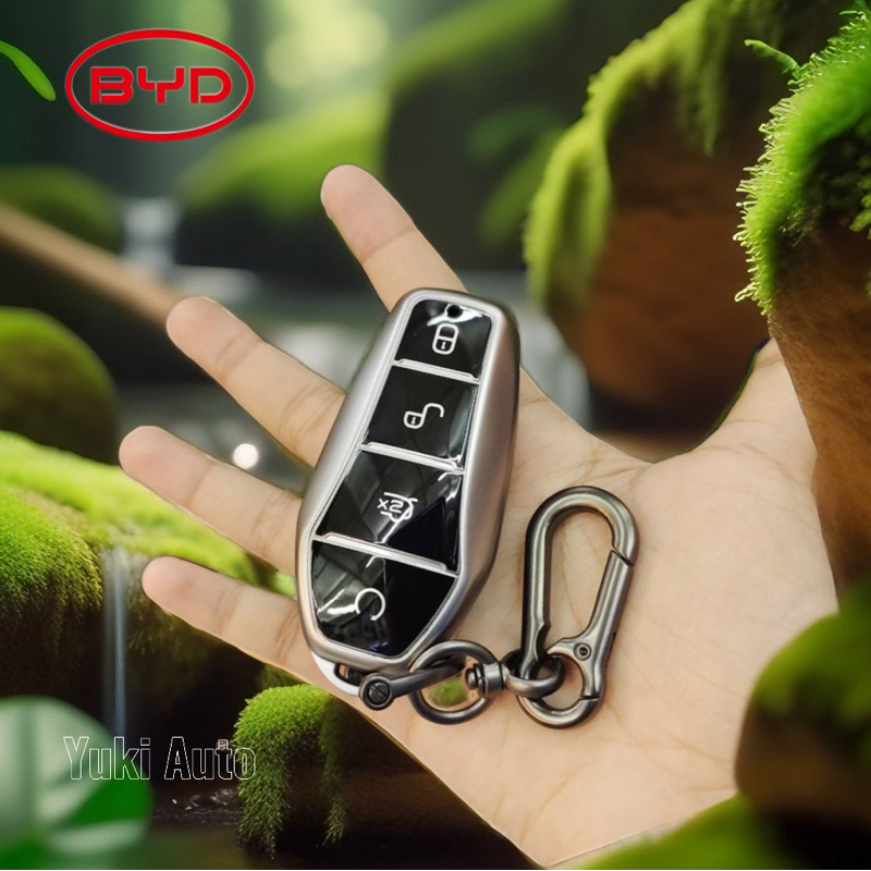 Key Case BYD เคสTPU เมทัลลิค ตรงรุ่น BYD รถไฟฟ้า | Shopee Thailand